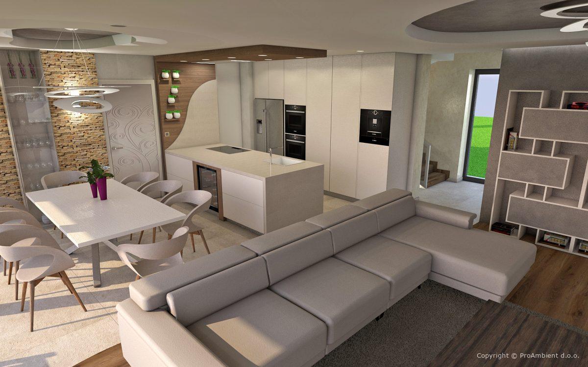 Prenova hiše - arhitekturni biro za prenovo hiše - notranja oprema